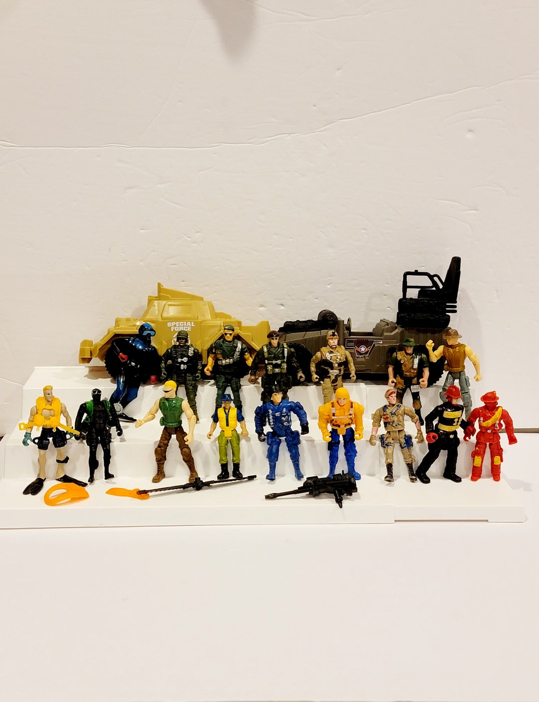 Army Military Action Figure Set and Vehicle Set - Etsy