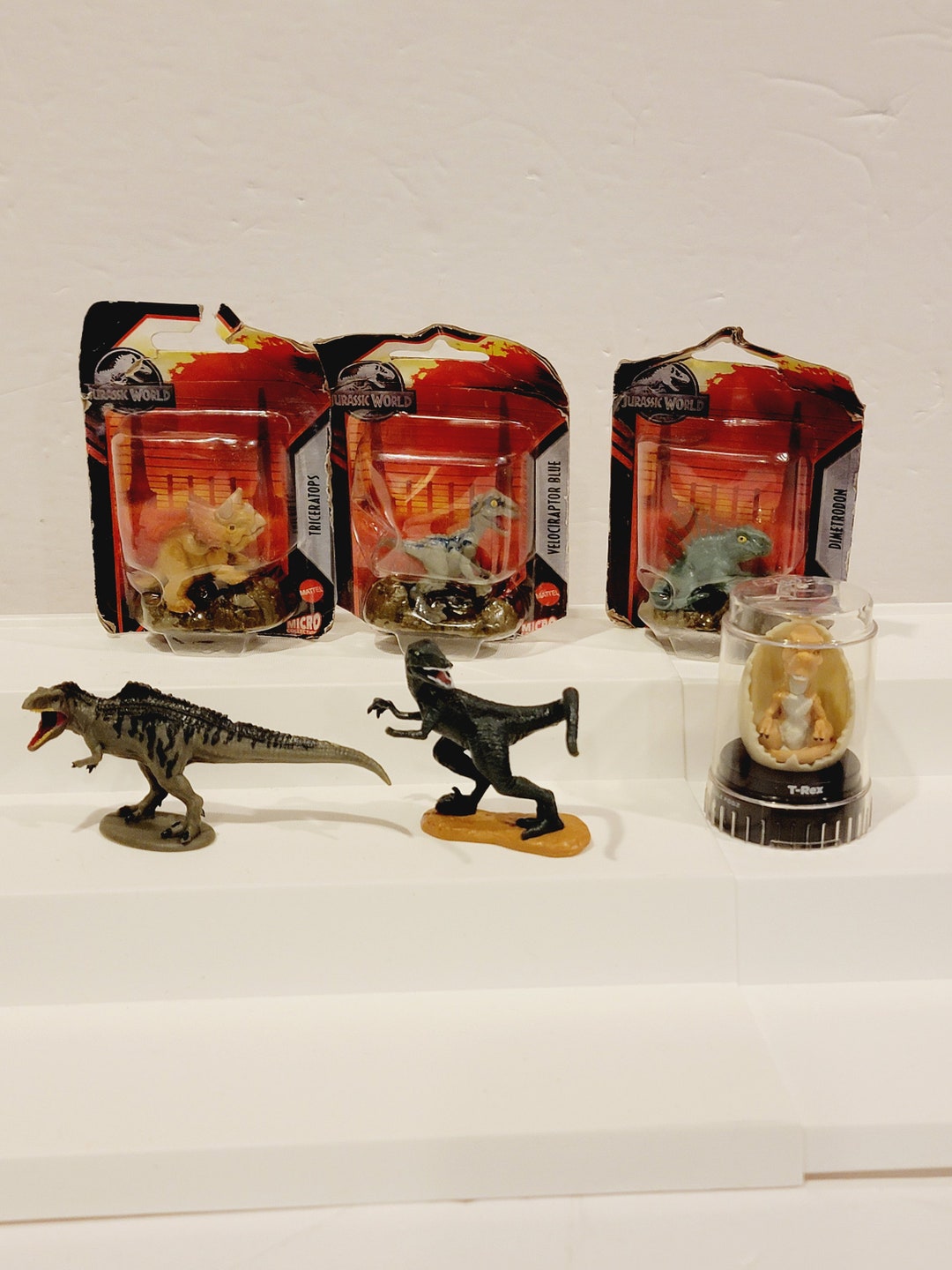 Jurassic World Dinosaur Mini Figure Set - Etsy