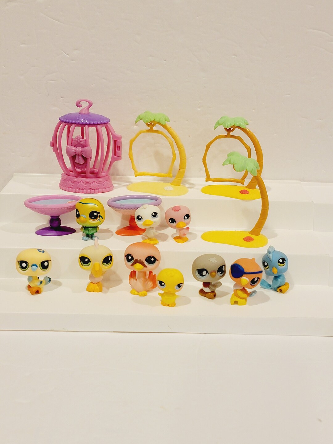 Littlest Pet Shop LPS Bird Parakeet Figure and Accessories Set - Etsy