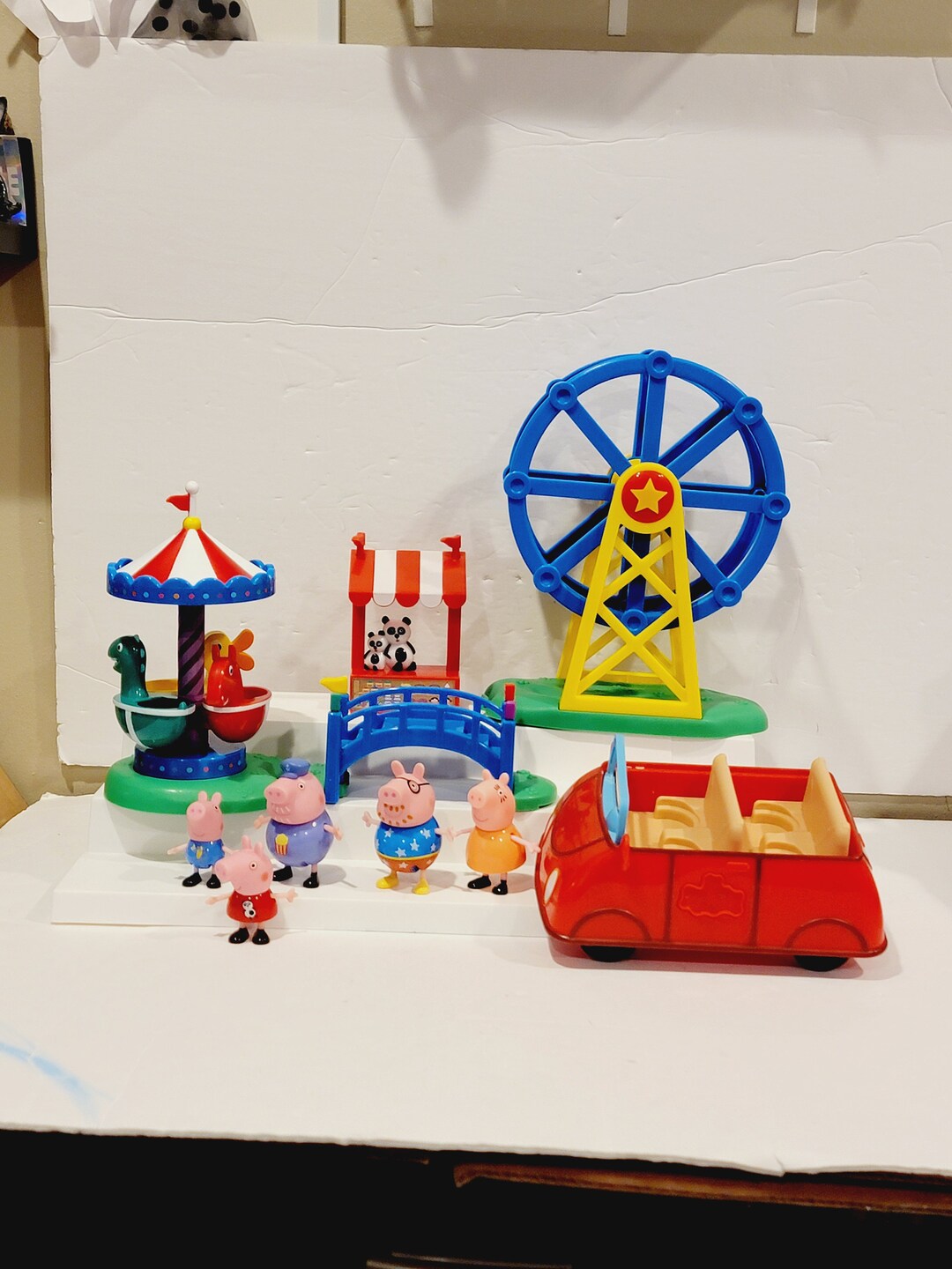 Peppa Pig Fun Fair Carnival Playset With Talking Car - Etsy