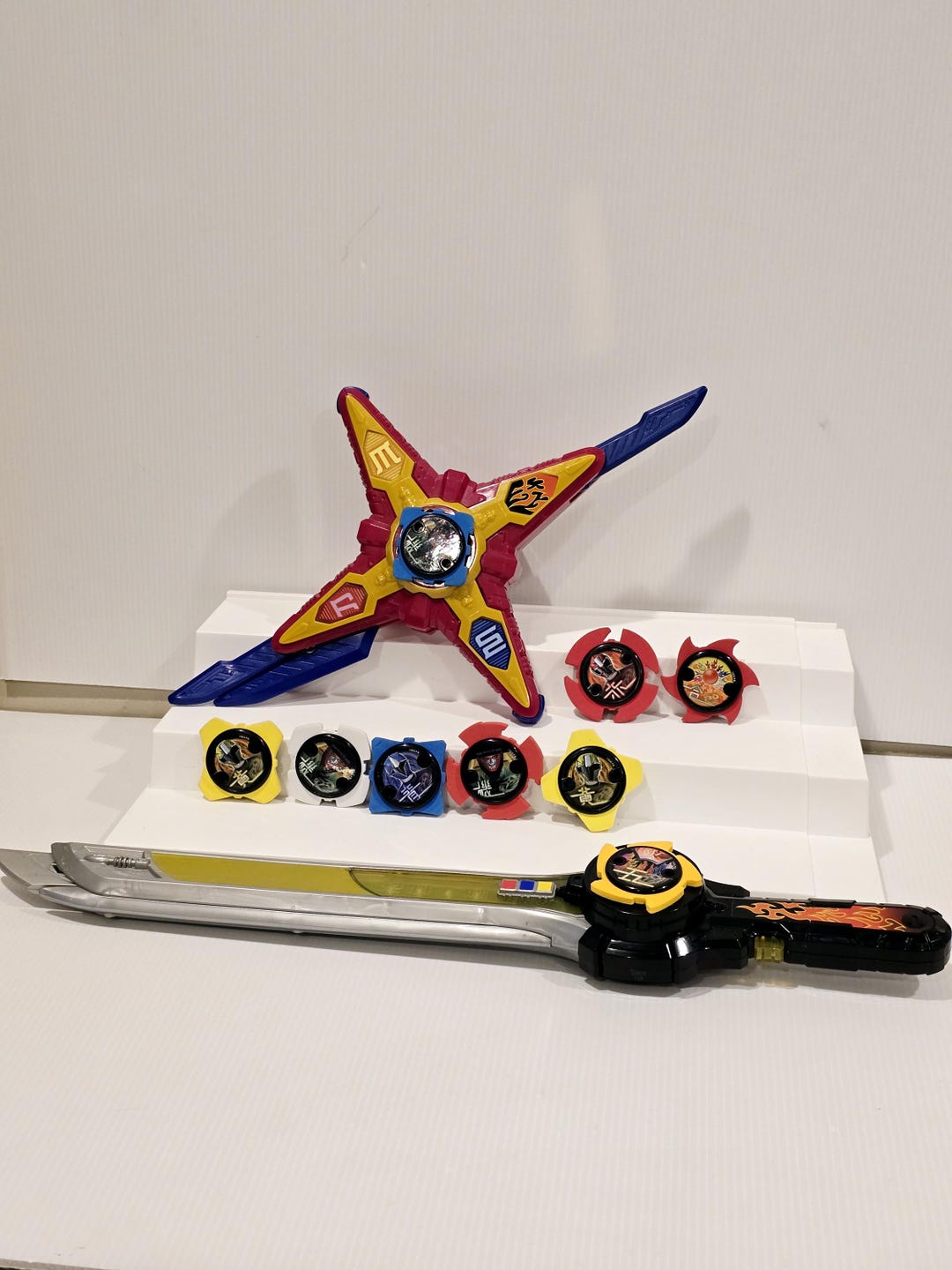 Power Rangers Ninja Steel Red Morpher Deluxe DX Ninja Battle Gear With ...