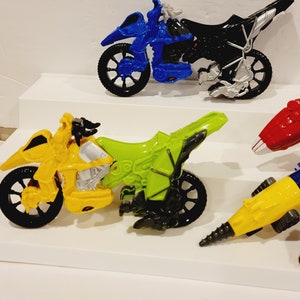 Power Ranger Dino Charge Motorcycle Super Megaforce Zord Set - Etsy