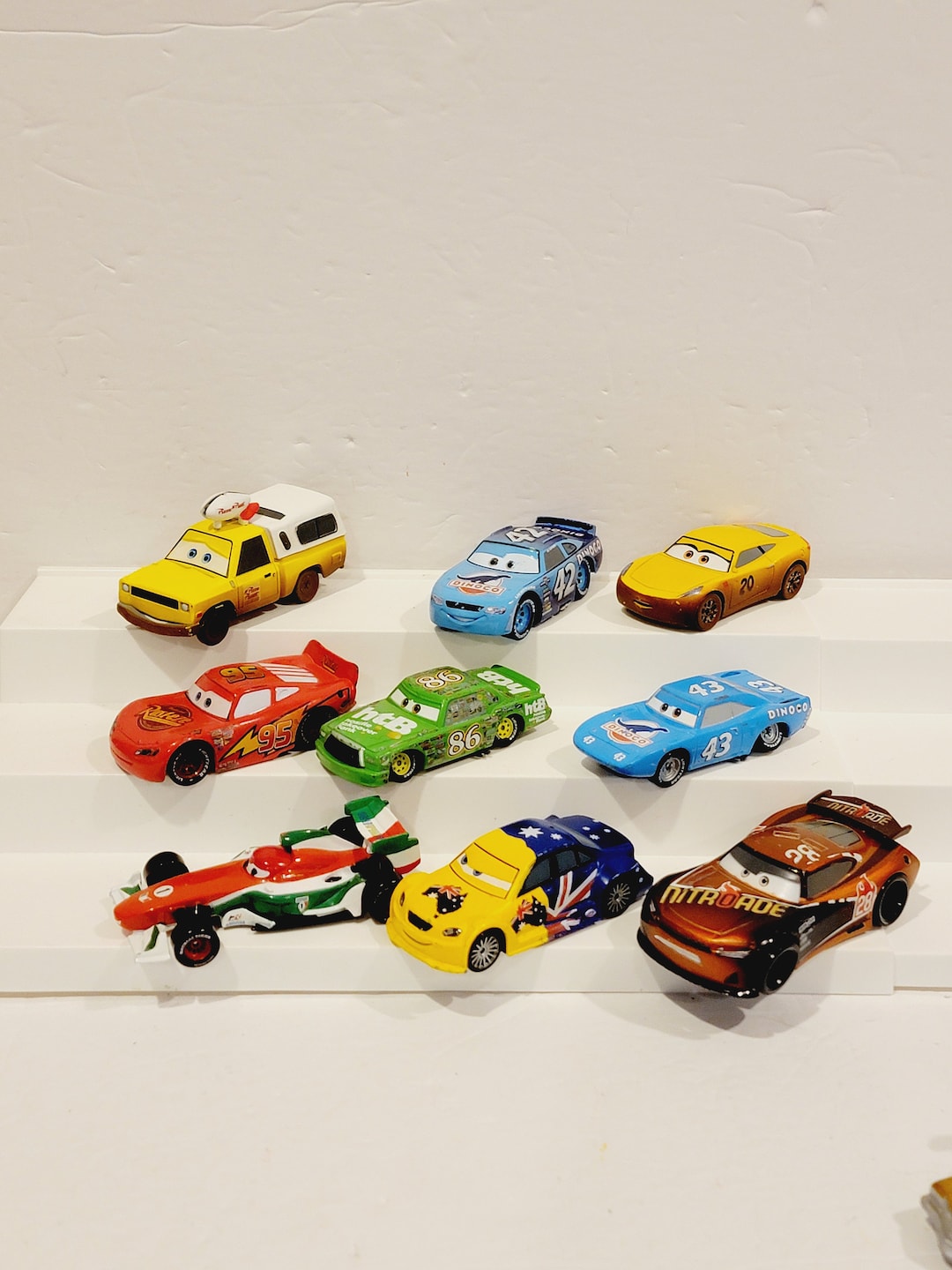 Disney Pixar Disney Store Radiator Springs Piston Cup Large Diecast Car ...