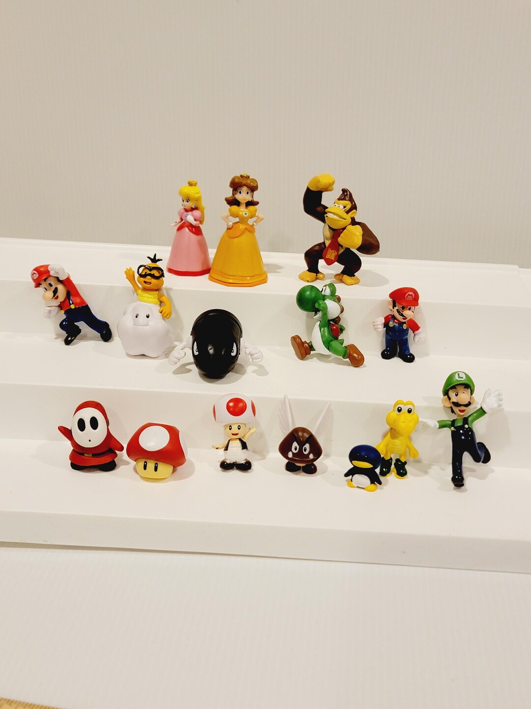 Super Mario Bro Action Figure Set - Etsy