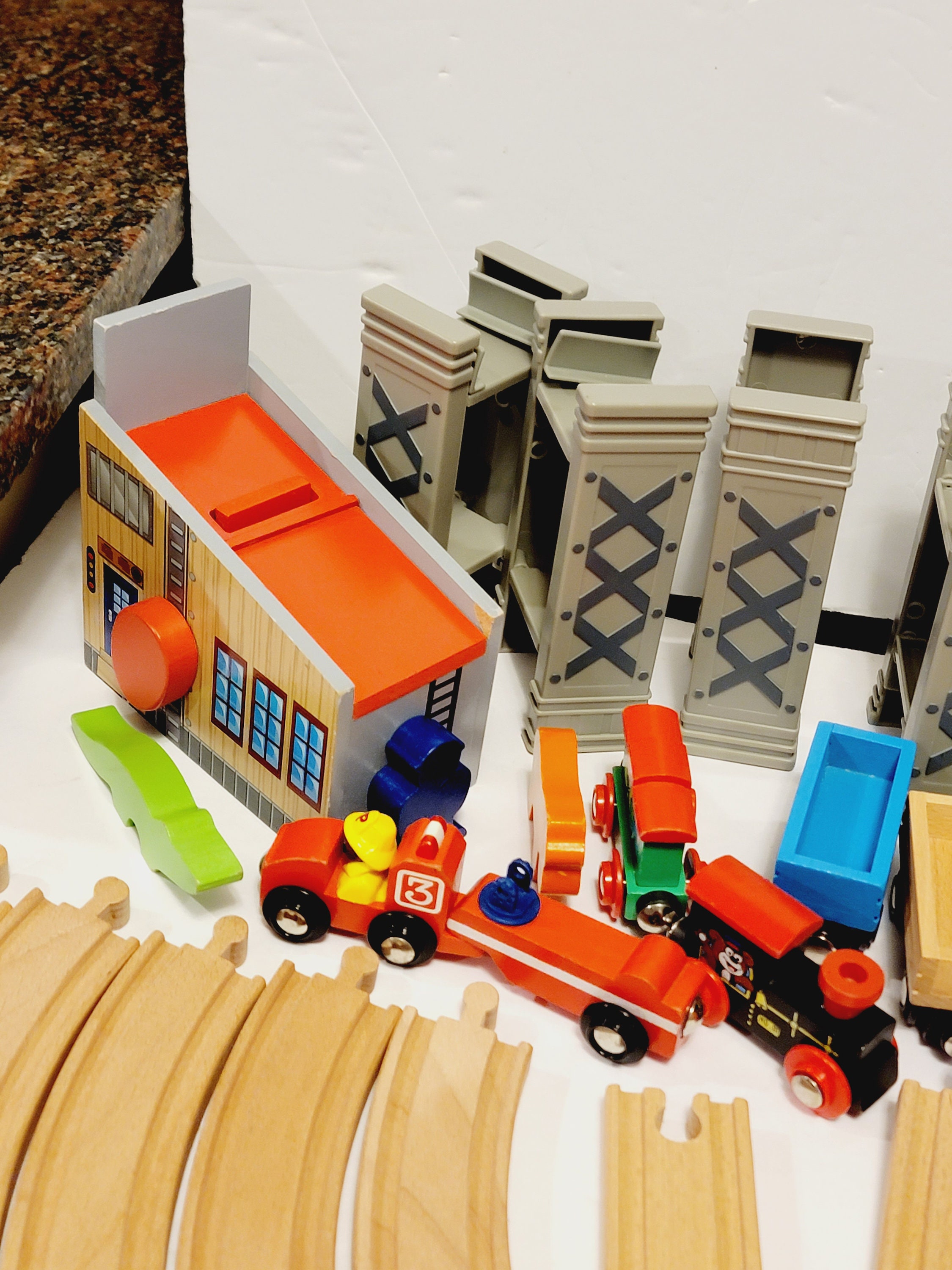 Toys R Us Imaginarium Train Set Lot Wooden - Etsy