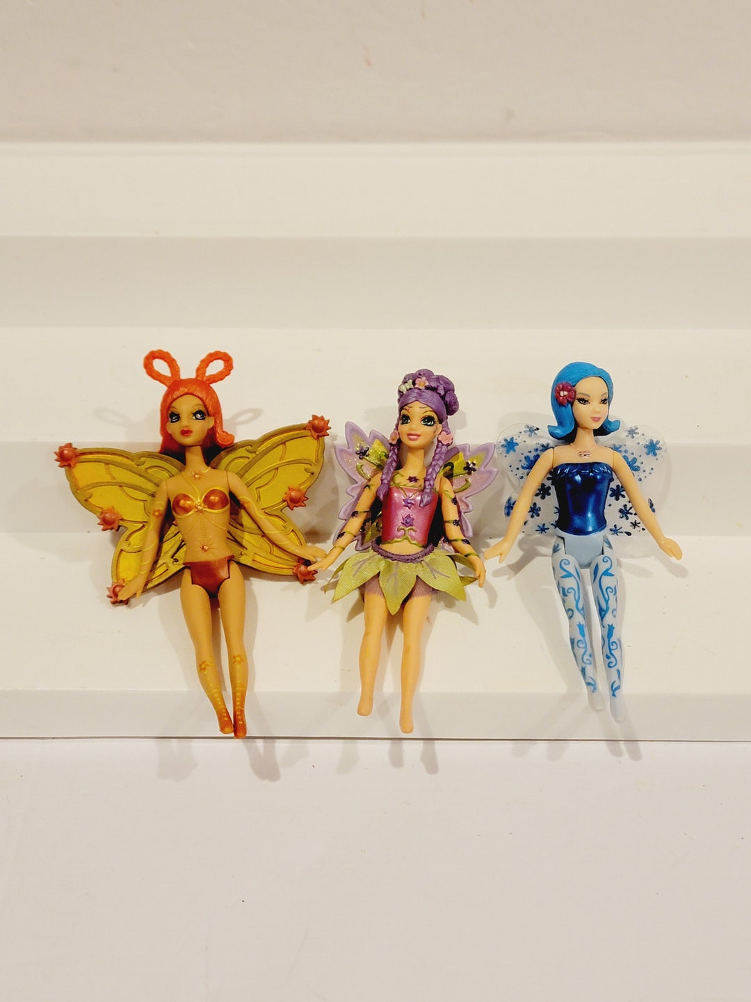 Barbie Fairytopia Magic of the Rainbow 5 Mini-doll Sunburst, Glee ...