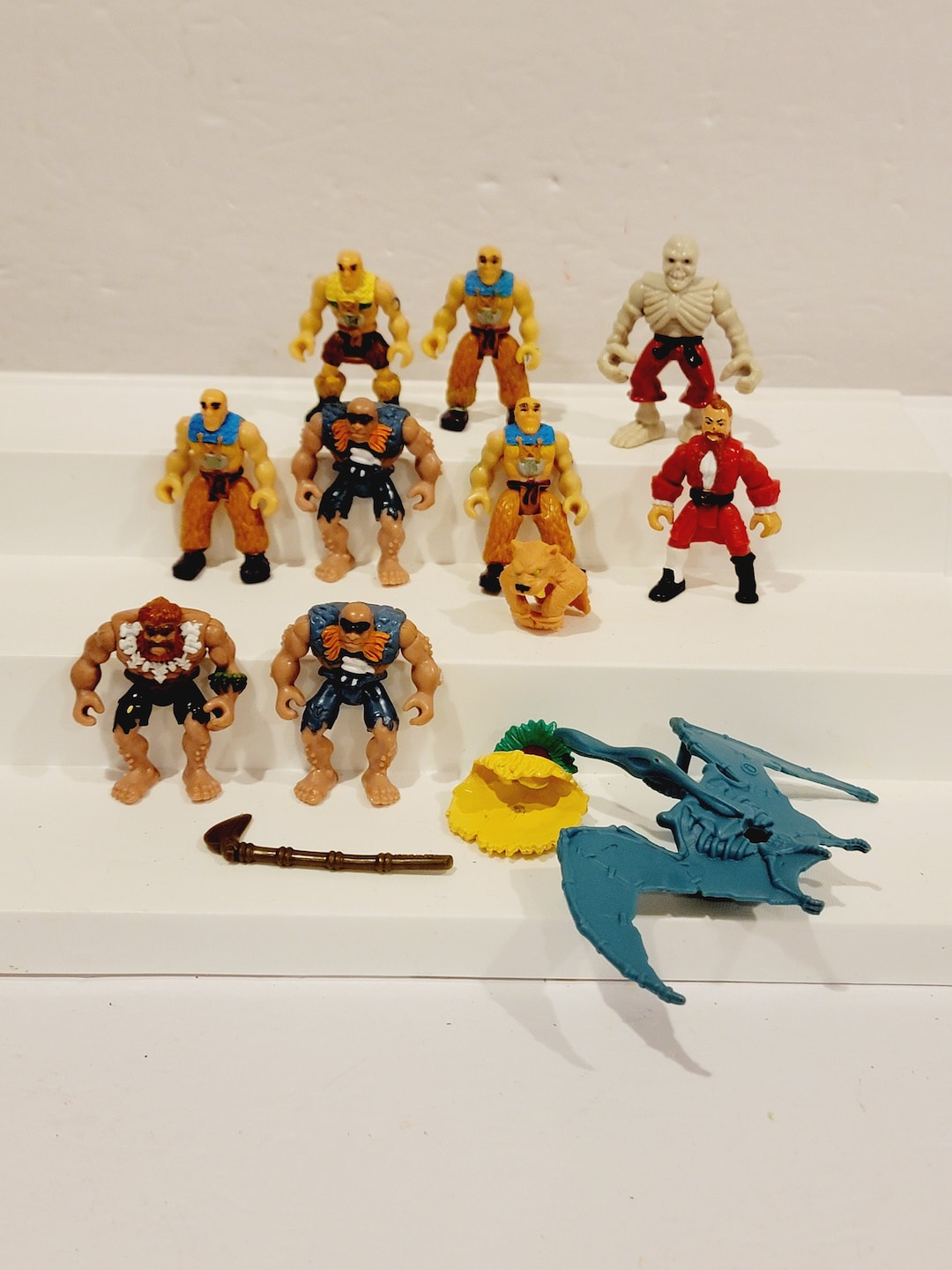 Imaginext Prehistoric Dinosaur Caveman and Pirate Action Figure Set ...