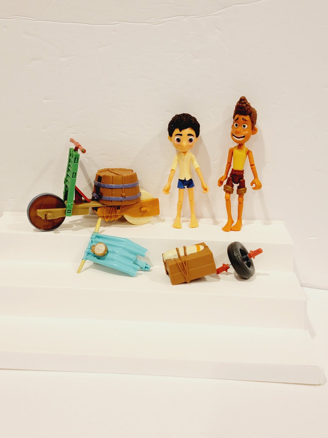 Disney and Pixar Luca Scooter Build & Crash Pack With Luca - Etsy