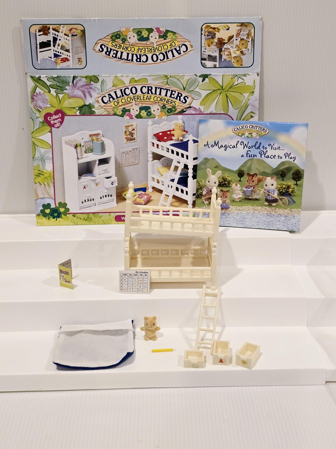 Calico Critters of Cloverleaf Corners Children's Bedroom Bunk Bed Set ...