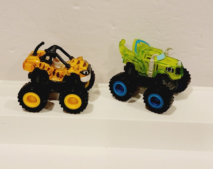 Blaze & the Monster Machines Light up Rider Truck Set - Etsy
