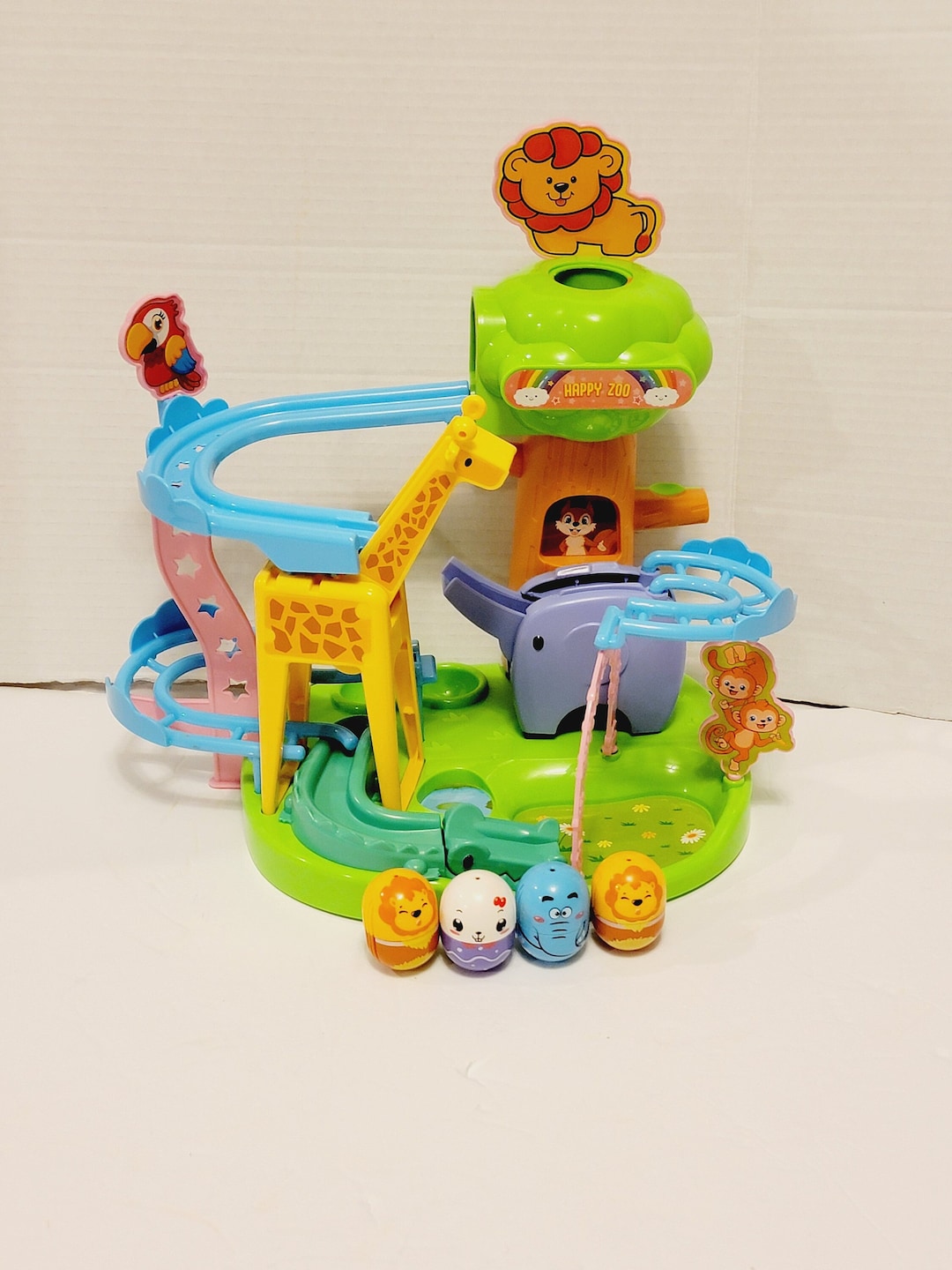 Roly-poly Zoo Adventure Slide Playset - Etsy