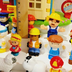 Early Learning Centre Happyland Village Garage and Figure Set - Etsy