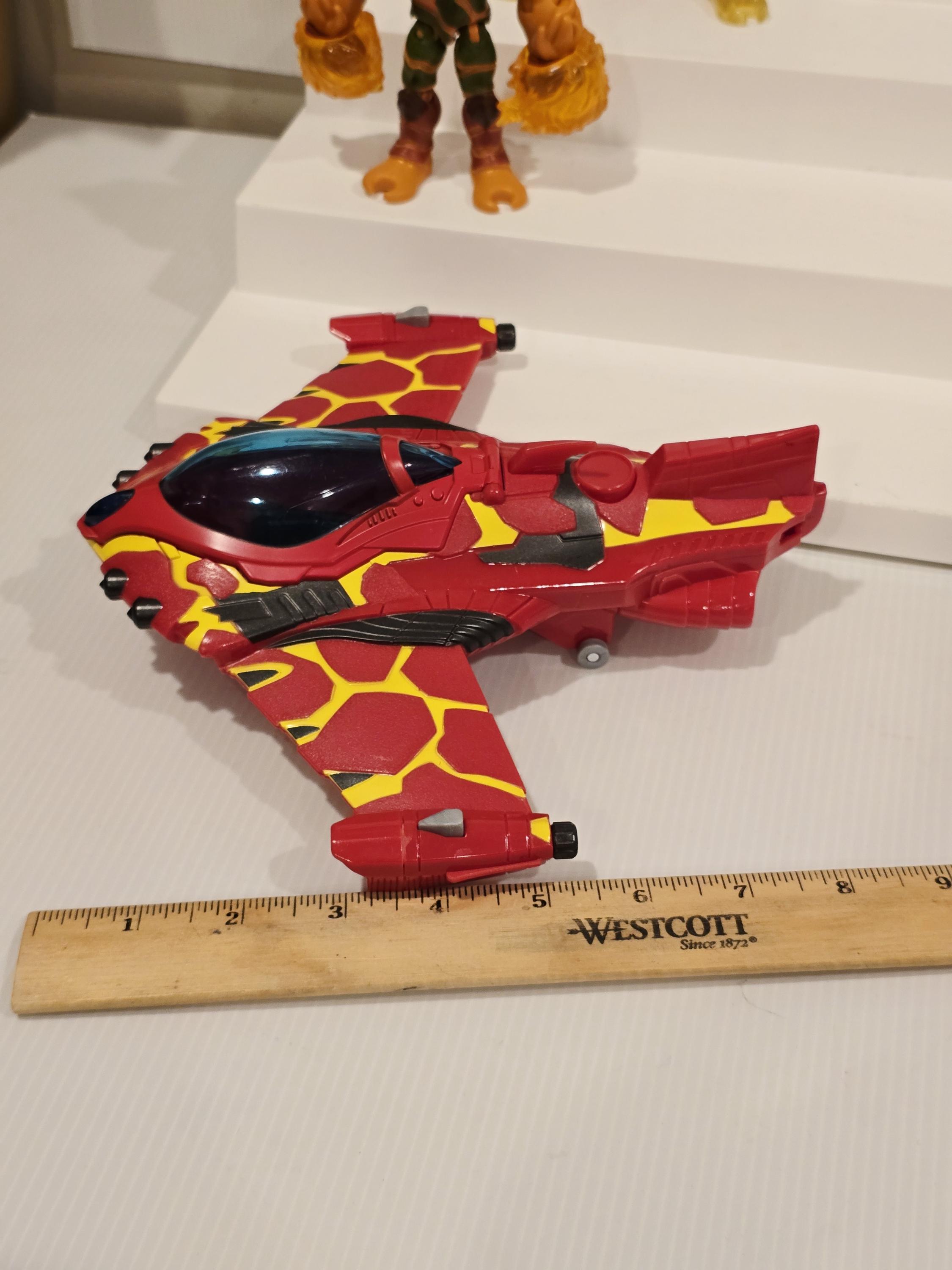 Ben 10 Heatblast Transforming , Hot Shot Action Figure and Rocket Flyer ...
