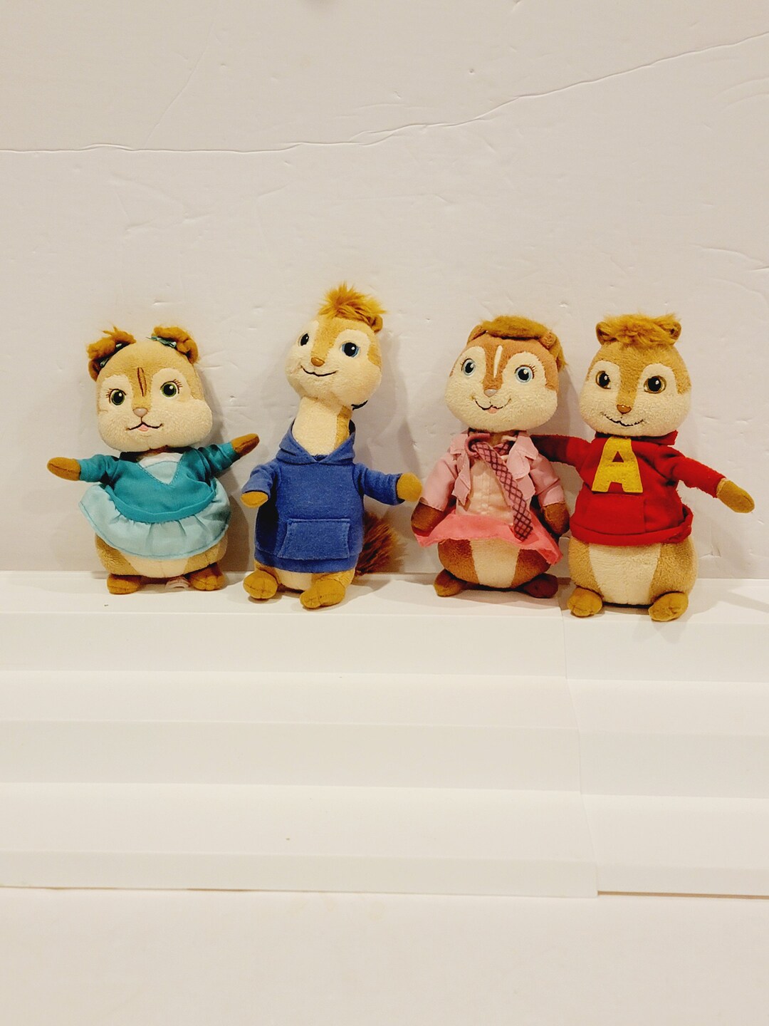 TY Beanie Baby Alvin and the Chipmunks Plush Set - Etsy