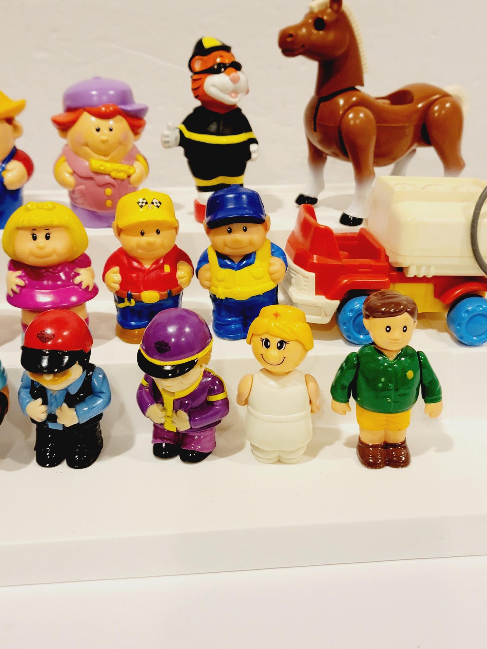 Vintage Plastic Little People Shelcore, John Deere, Playskool,and ...