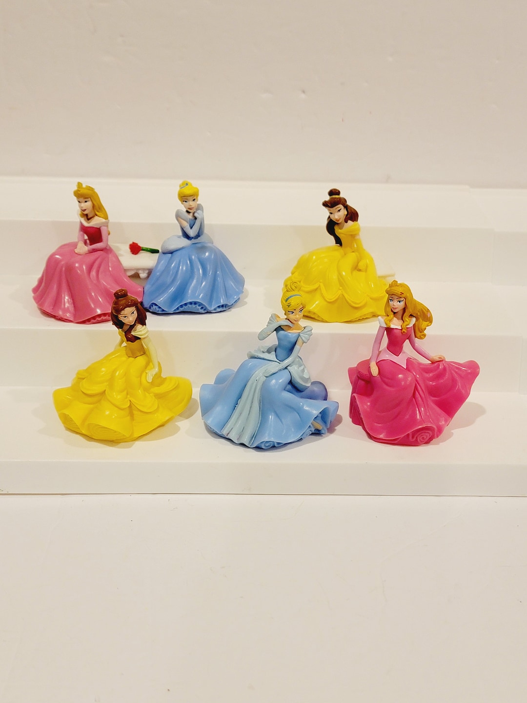 Disney Princess Sitting Princess Figure Set - Etsy