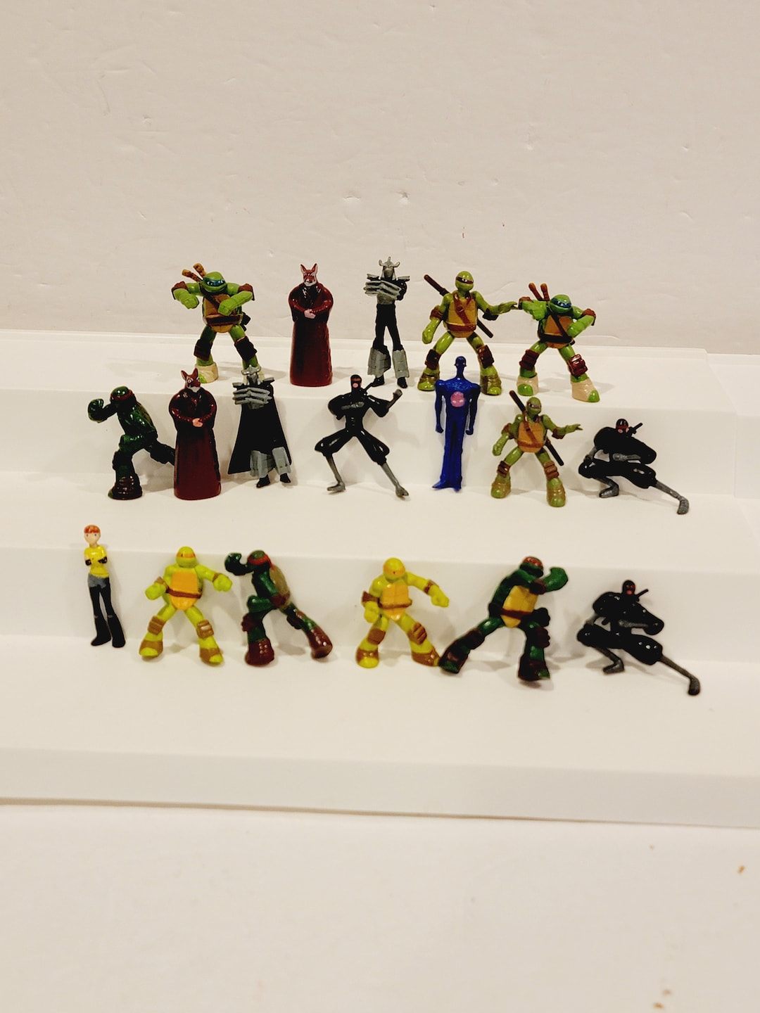 Teenage Mutant Ninja Turtles TMNT Mini Figure Set - Etsy