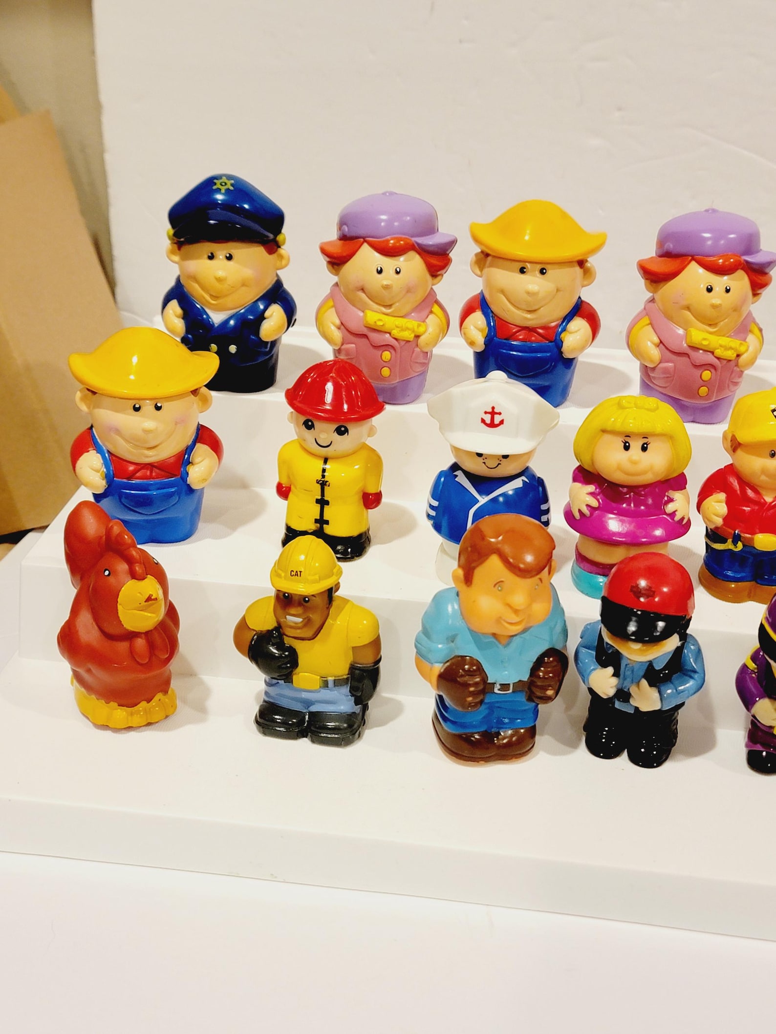 Vintage Plastic Little People Shelcore, John Deere, Playskool,and ...