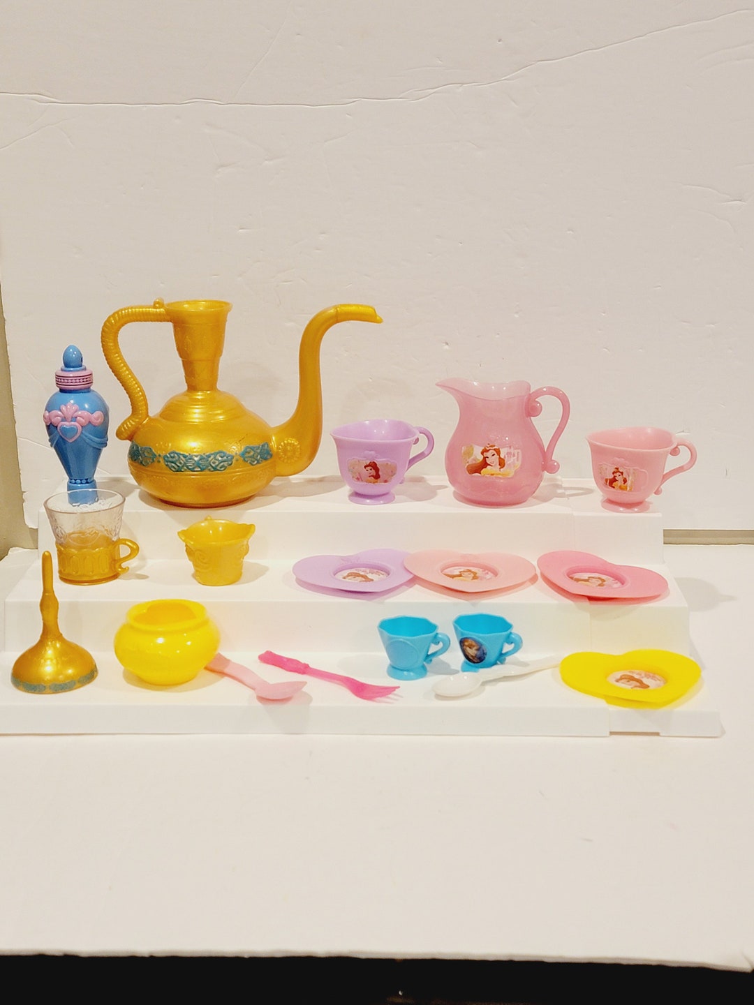 Disney Princess Aladdin and Beauty and the Beast Tea Set - Etsy