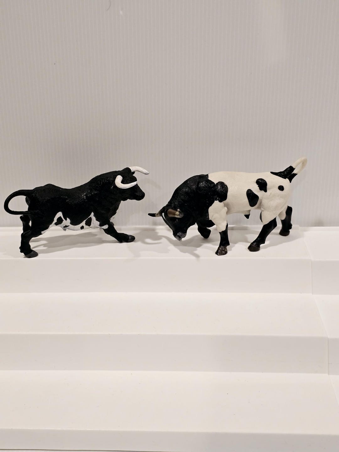 PAPO Farmyard Friends Texan and Andalusian Bull Toy Figure Set - Etsy