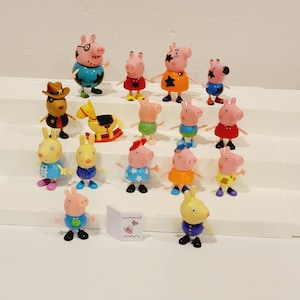 Peppa Pig Action Figure Set - Etsy