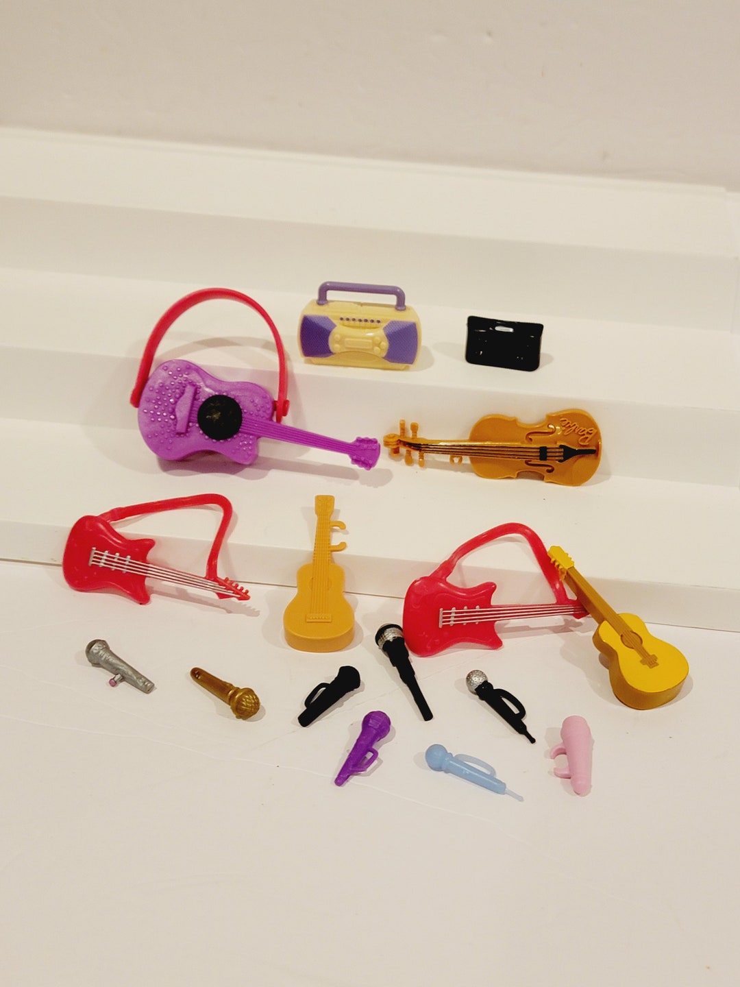Barbie Doll Musical Instrument and Microphone Set - Etsy