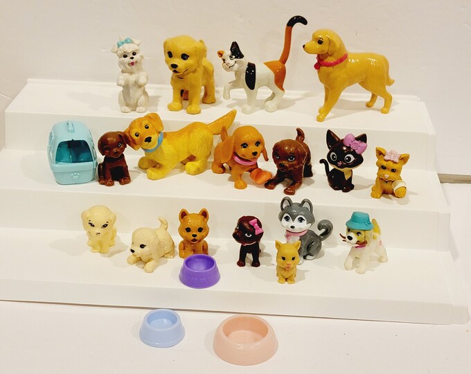 Mattel Barbie Pets Lot Dog Puppy Cat Set - Etsy