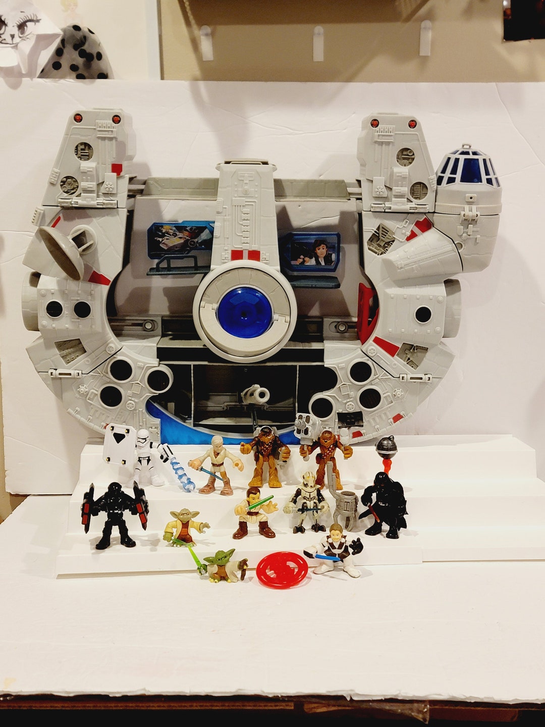Star Wars Imaginext Galactic Heroes Millennium Falcon Playset With ...