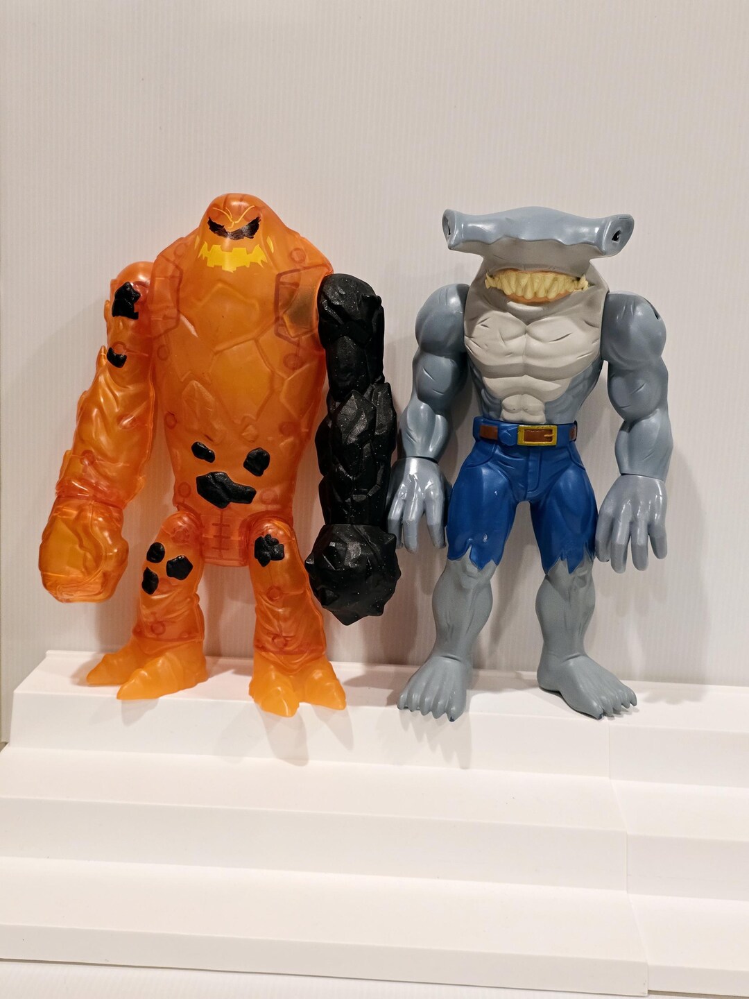 DC Comics King Shark Hammerhead and Molten Lava Mayhem Clayface Posable ...