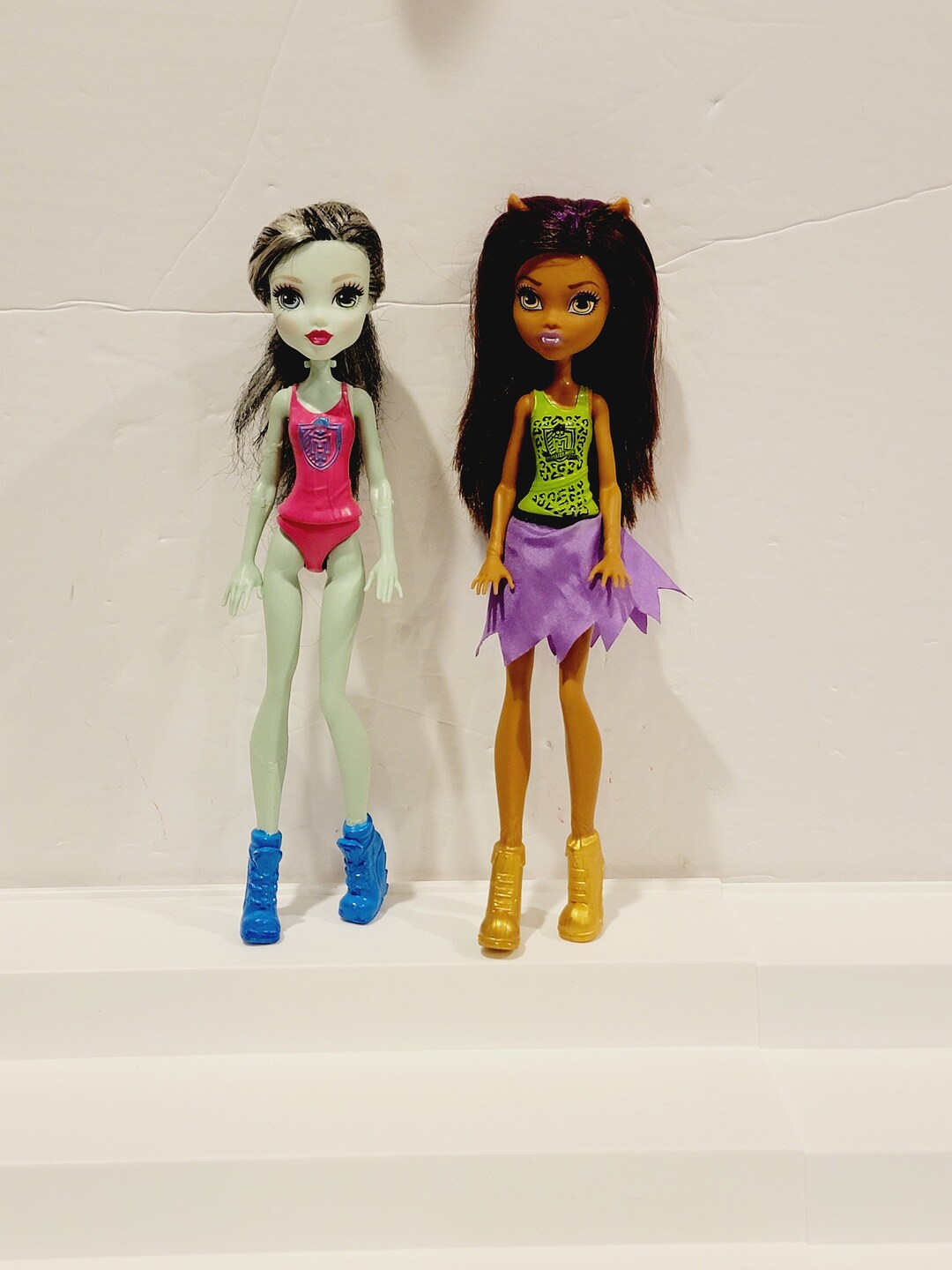 Monster High Clawdeen Wolf and Frankie Stein Cheerleader Doll Set - Etsy
