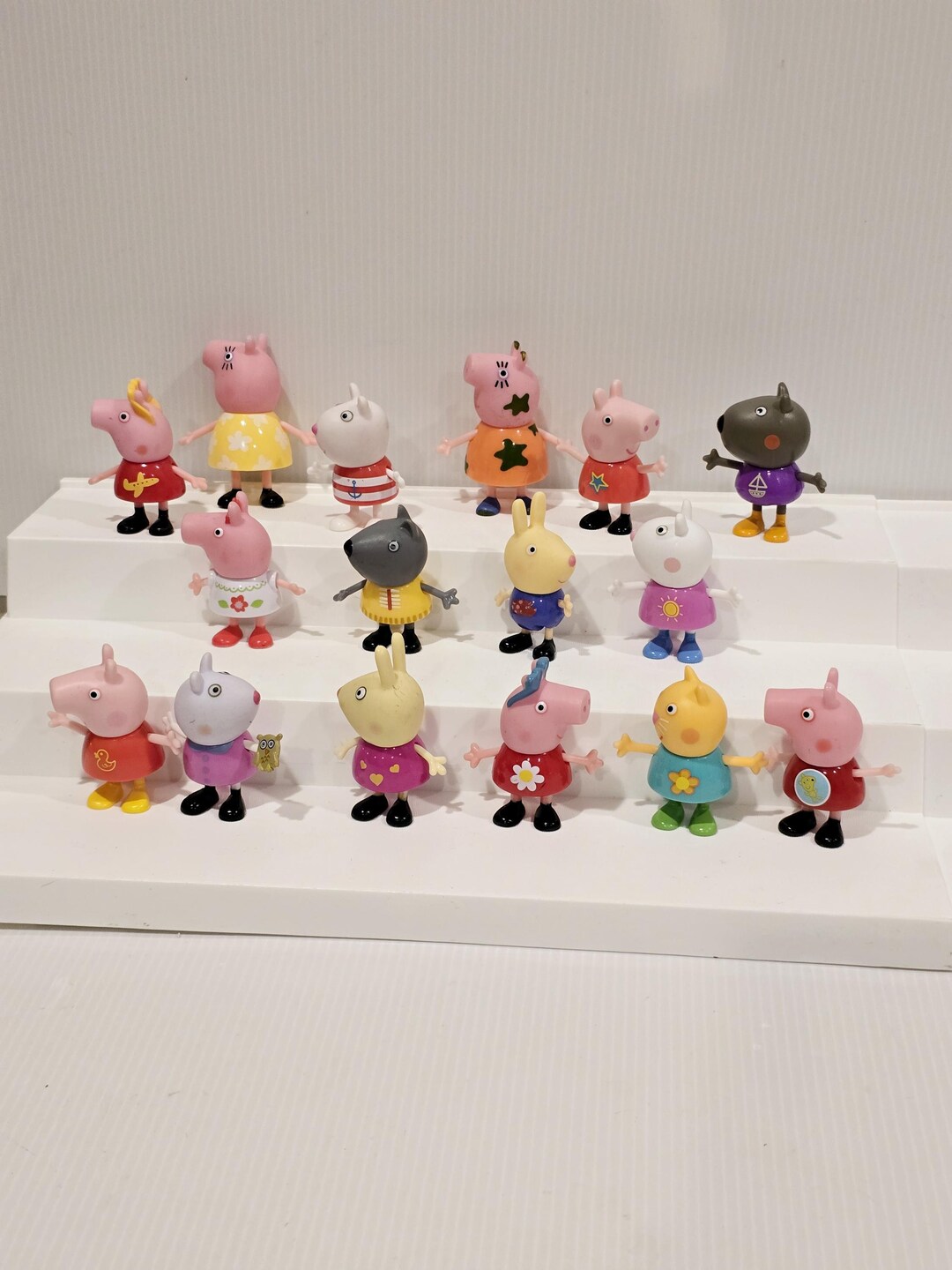 Peppa Pig Family and Friends Figure Set - Etsy
