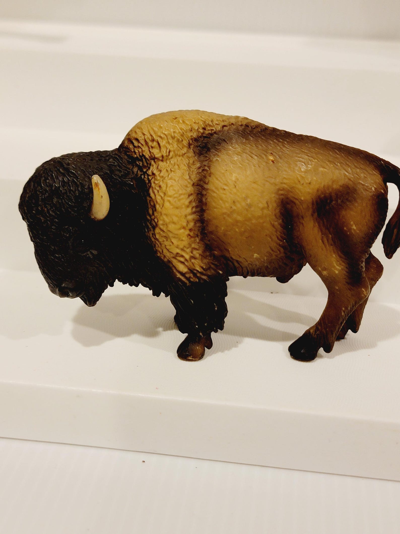 Schleich American Bull Buffalo Bison Animal Figure Toy Figurine ...