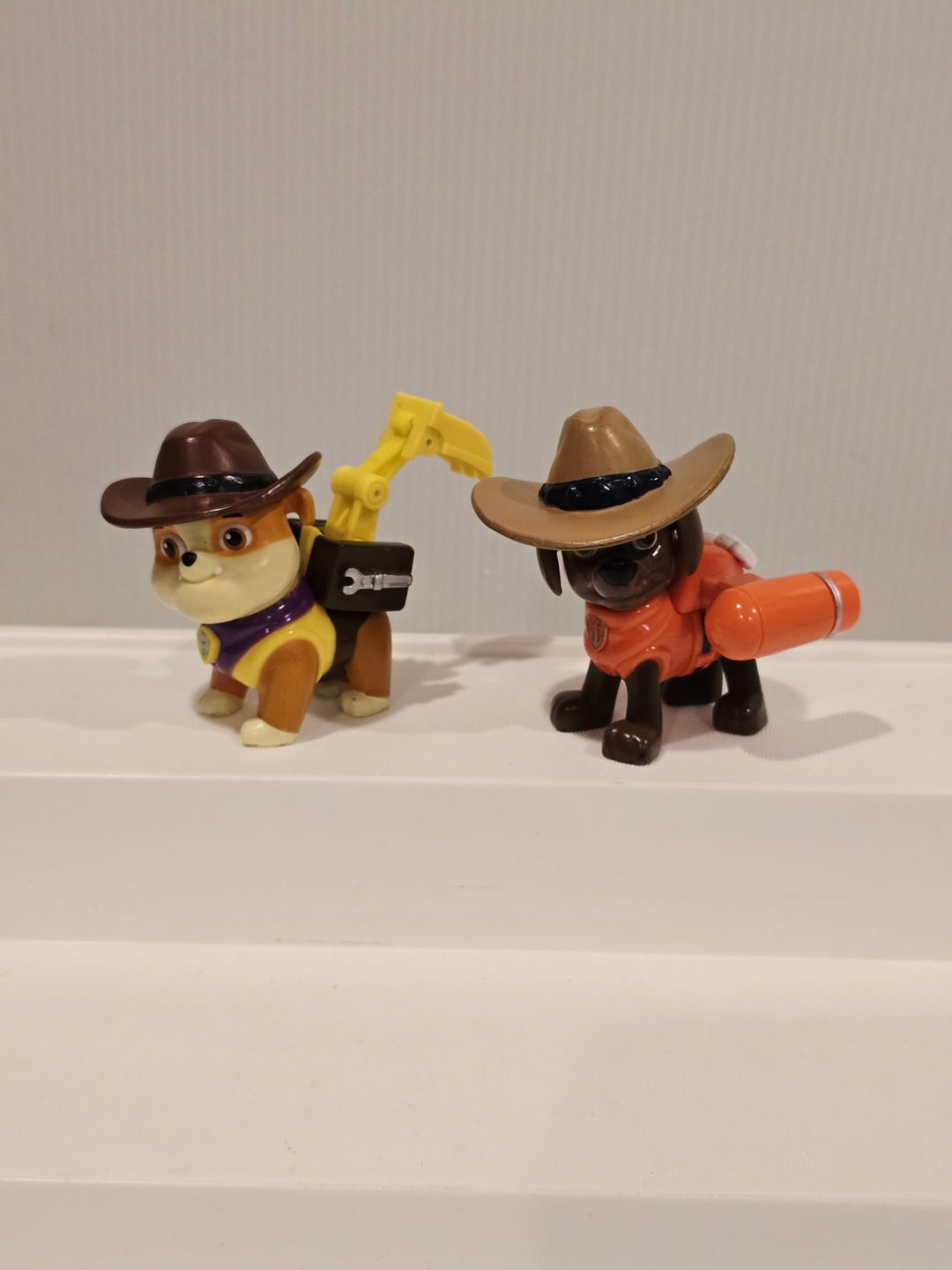 Paw Patrol Action Pack Pup Cowboy Zuma & Rubble Action Figure Set - Etsy