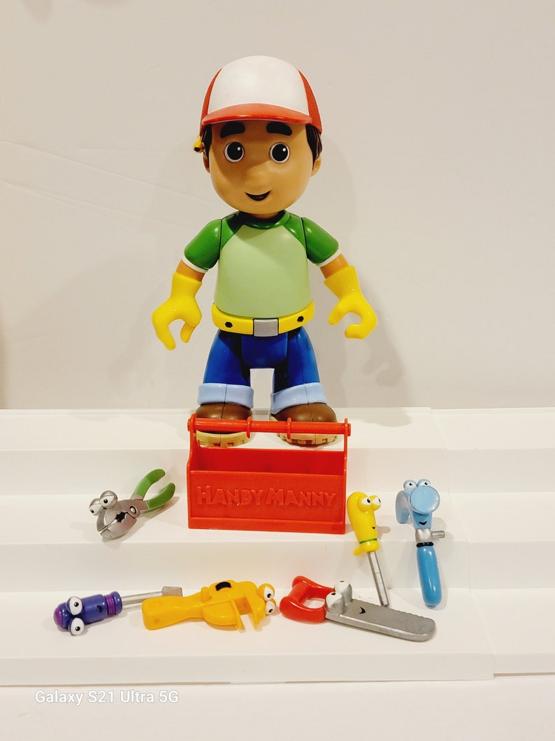 Mattel Disney Handy Manny Talking Figure With Tool Box - Etsy