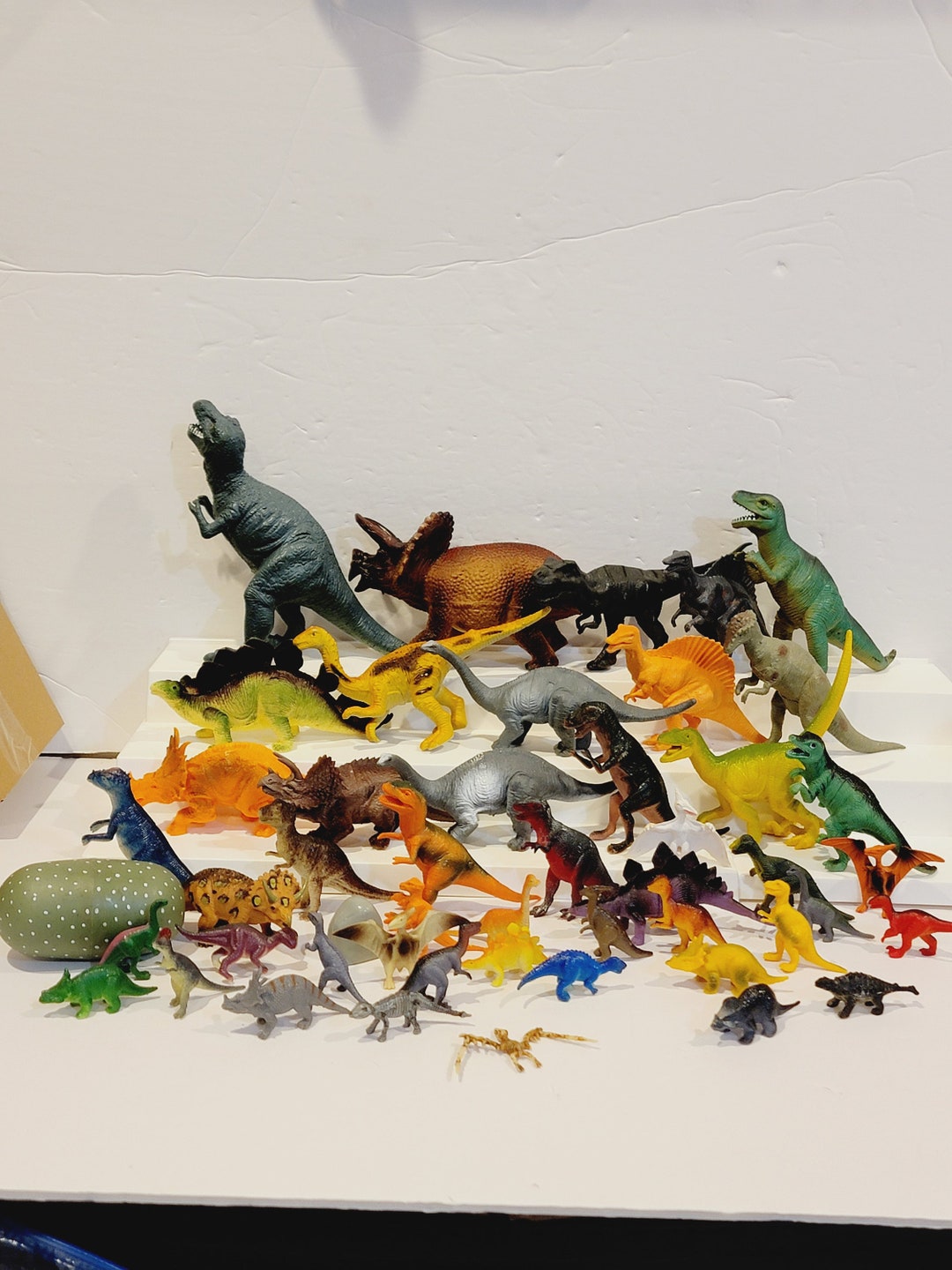Plastic Dinosaur Mixed Figure Set - Etsy