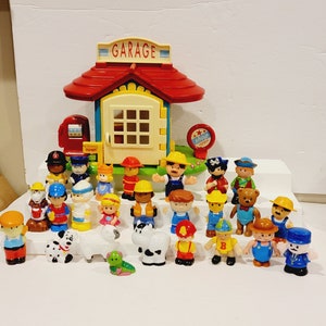 Early Learning Centre Happyland Village Garage and Figure Set - Etsy