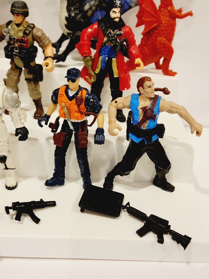 Chap Mei True Heroes Treehouse Army and Dino Figure Set - Etsy