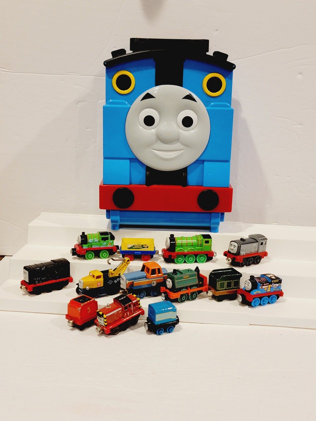 Train and Friends Die Cast Metal Trains With Carrying Case - Etsy