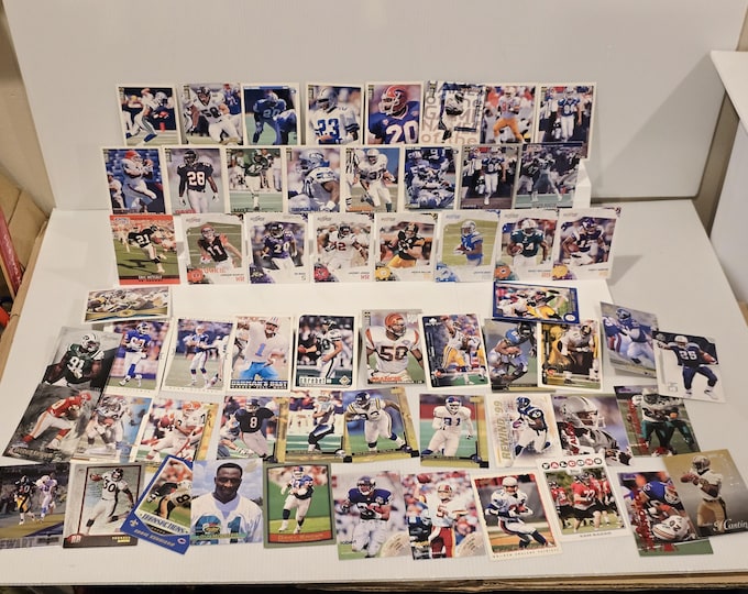 NFL Football Card Collection Set - Etsy