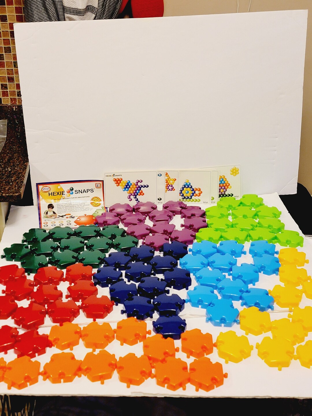 Hexie Snaps Kids Building Leaning Set 95 Pieces - Etsy