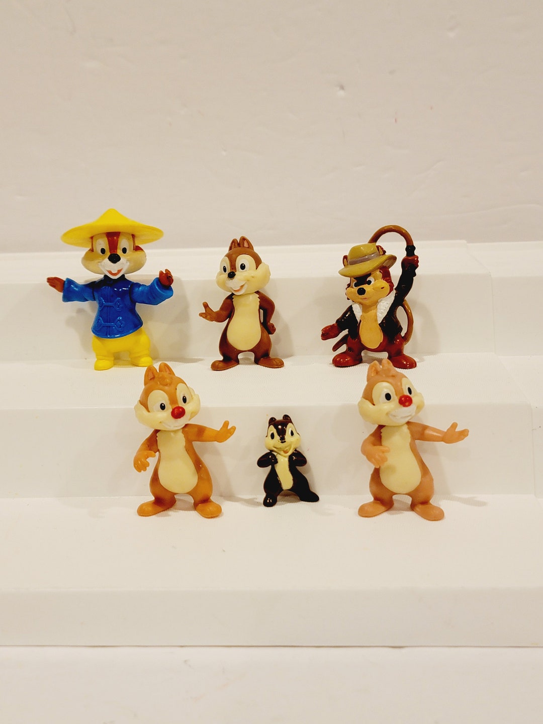 Disney Chip N Dale Chipmunk Figure Set - Etsy