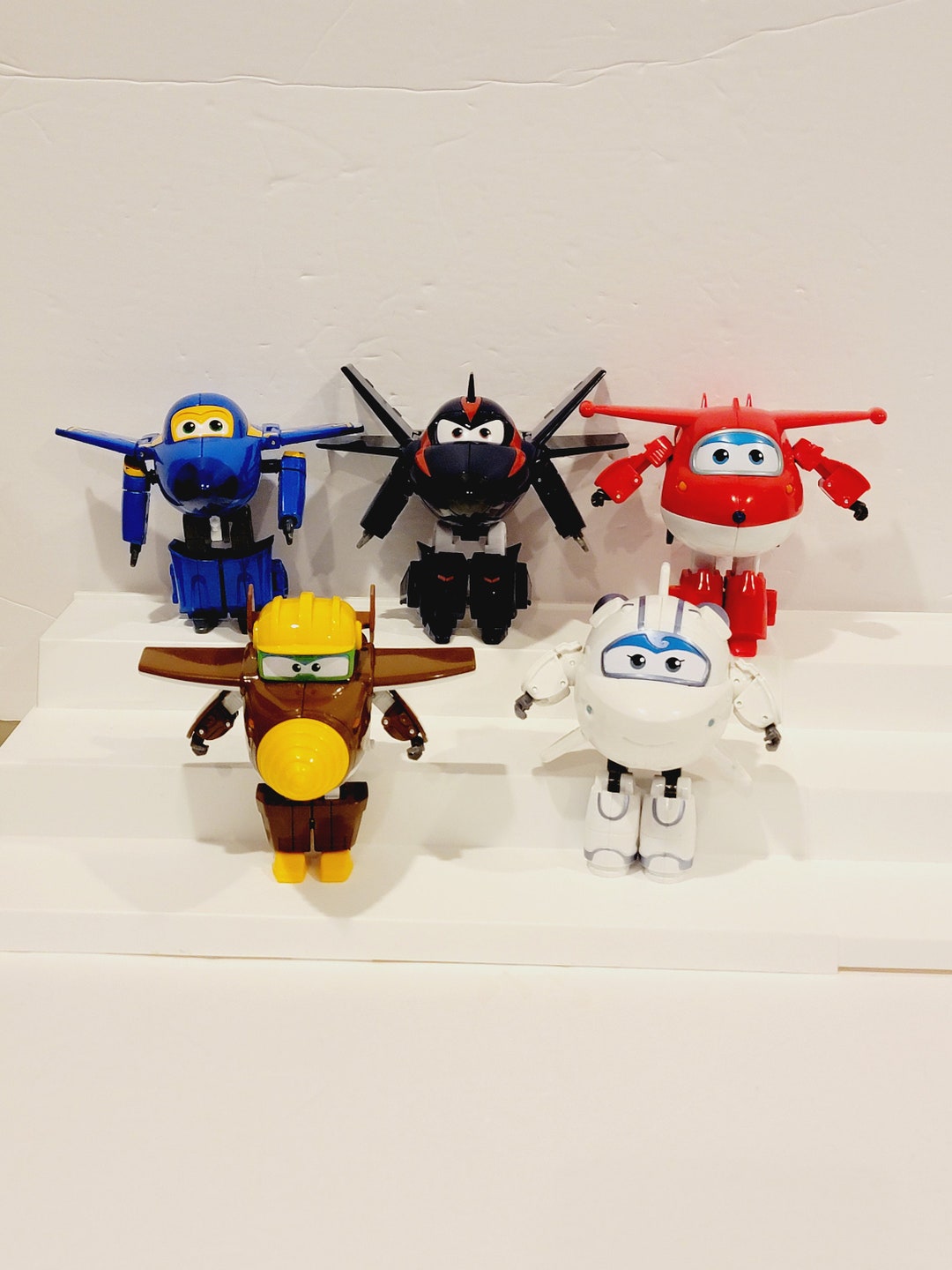 Super Wings 5 Transforming Airplane Toy Action Figure - Etsy