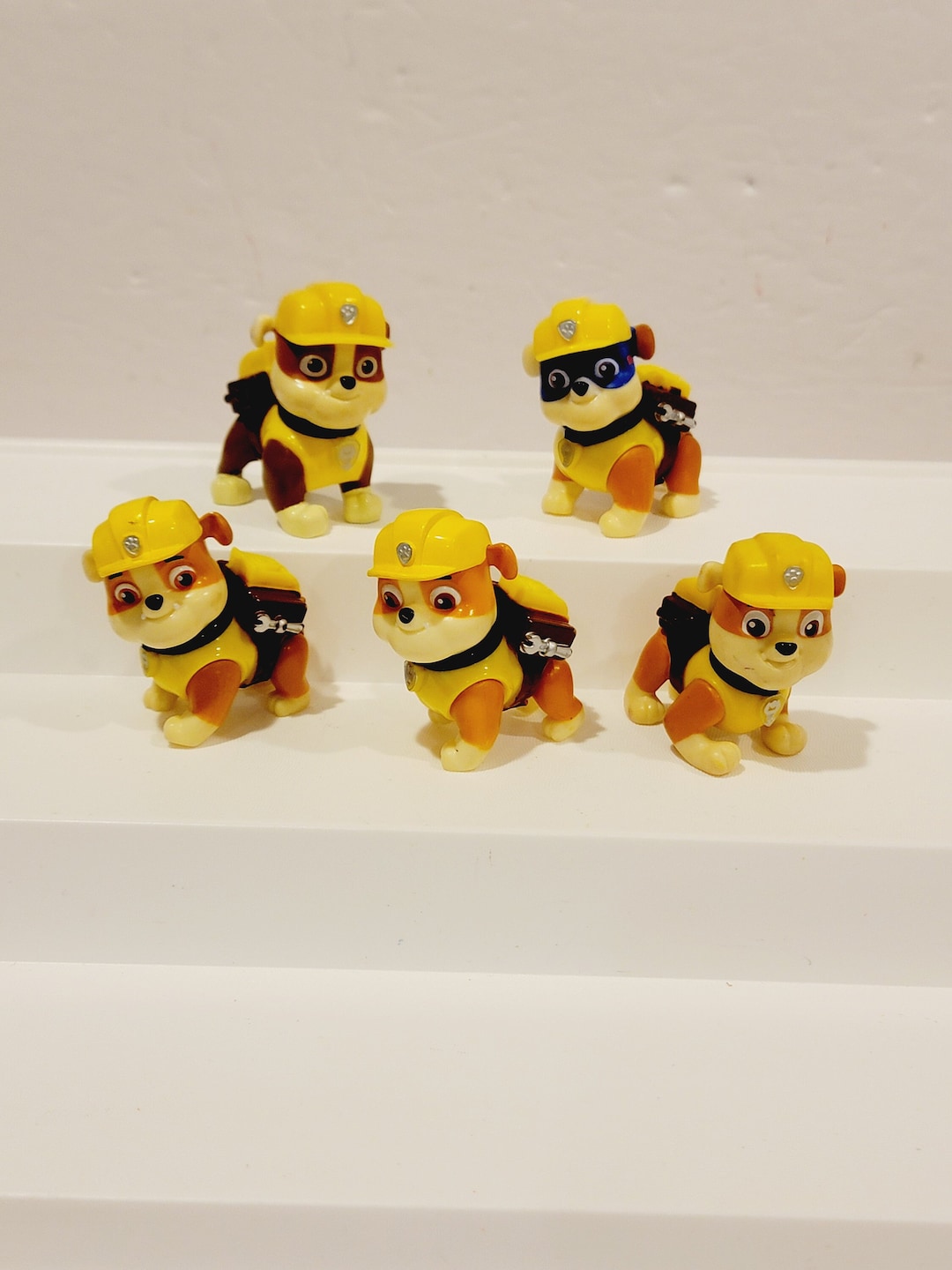 Paw Patrol Rubble Action Figure Set - Etsy