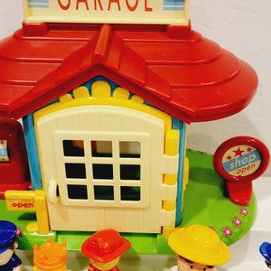 Early Learning Centre Happyland Village Garage and Figure Set - Etsy