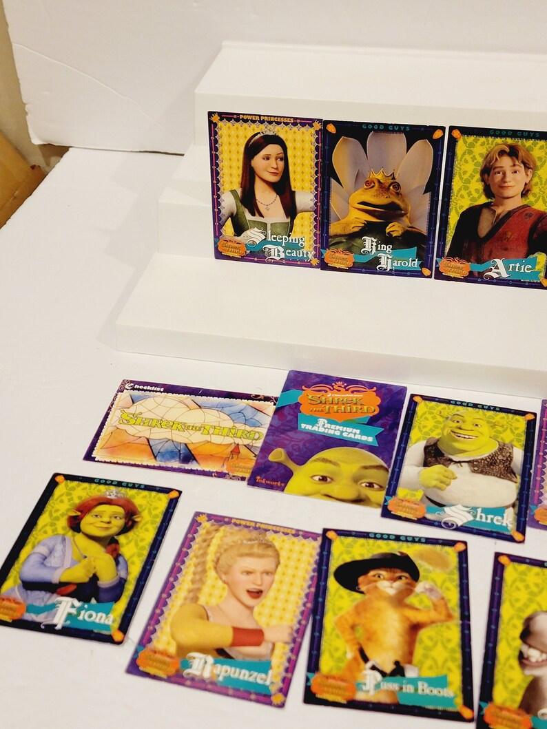 Shrek Action Figure and Trading Card Set - Etsy