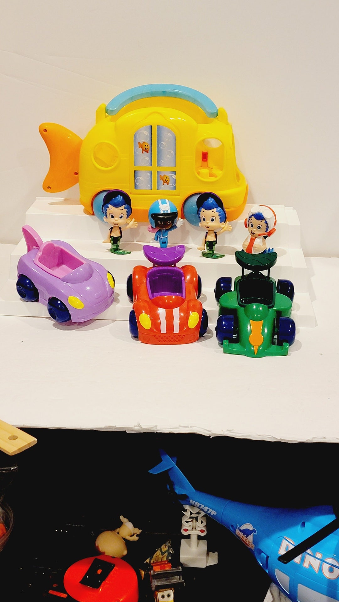 Bubble Guppies Swim Sational School Bus And Fin Tastic Racers Etsy