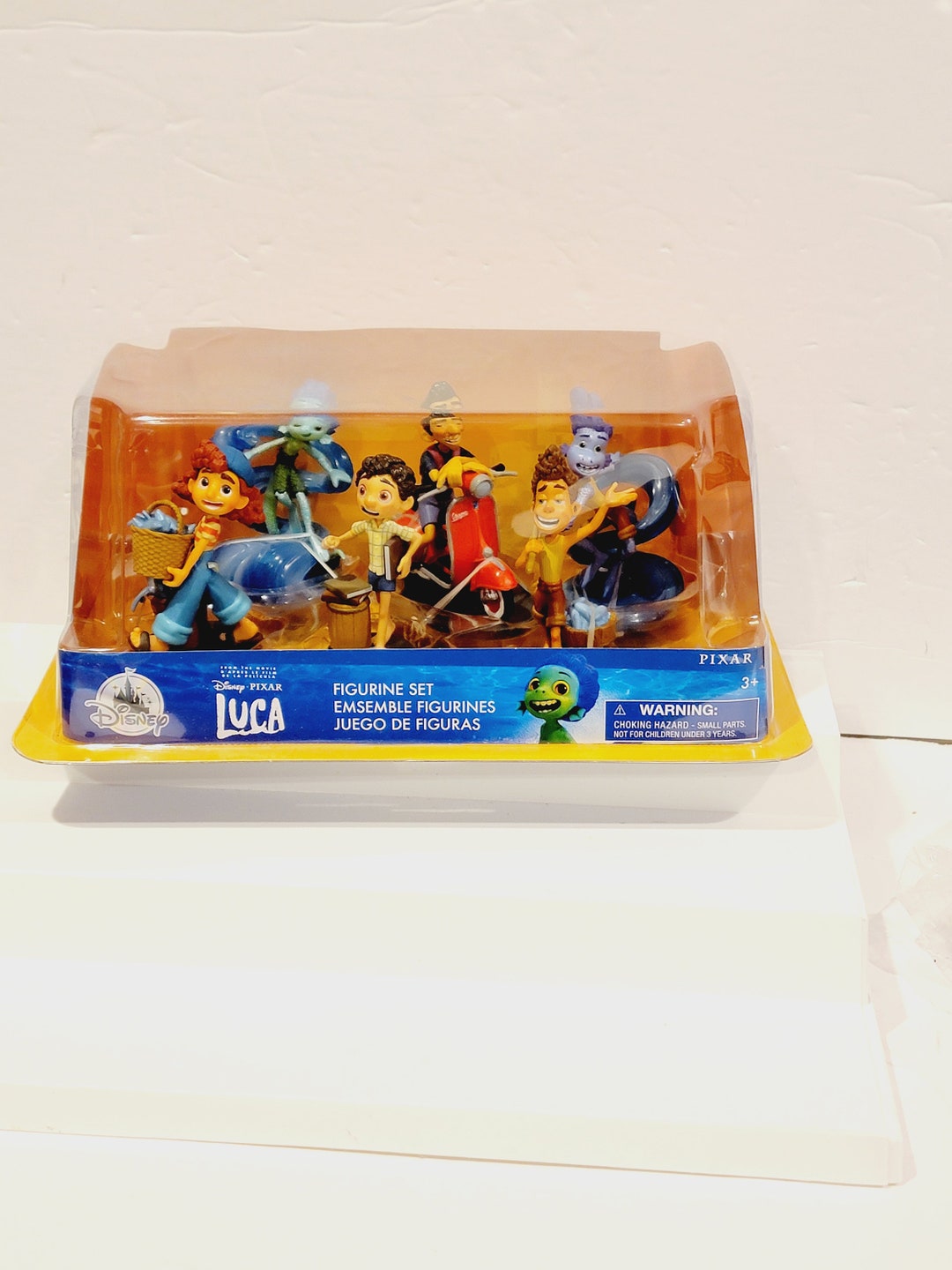 Disney Pixar's Luca Figurine Figure Playset Toy 6 Piece Set Luca ...