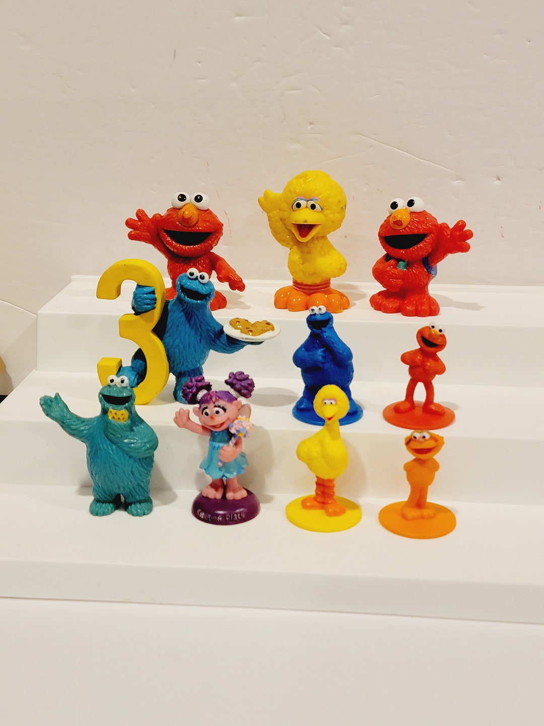 Vintage Sesame Street Figure Set - Etsy