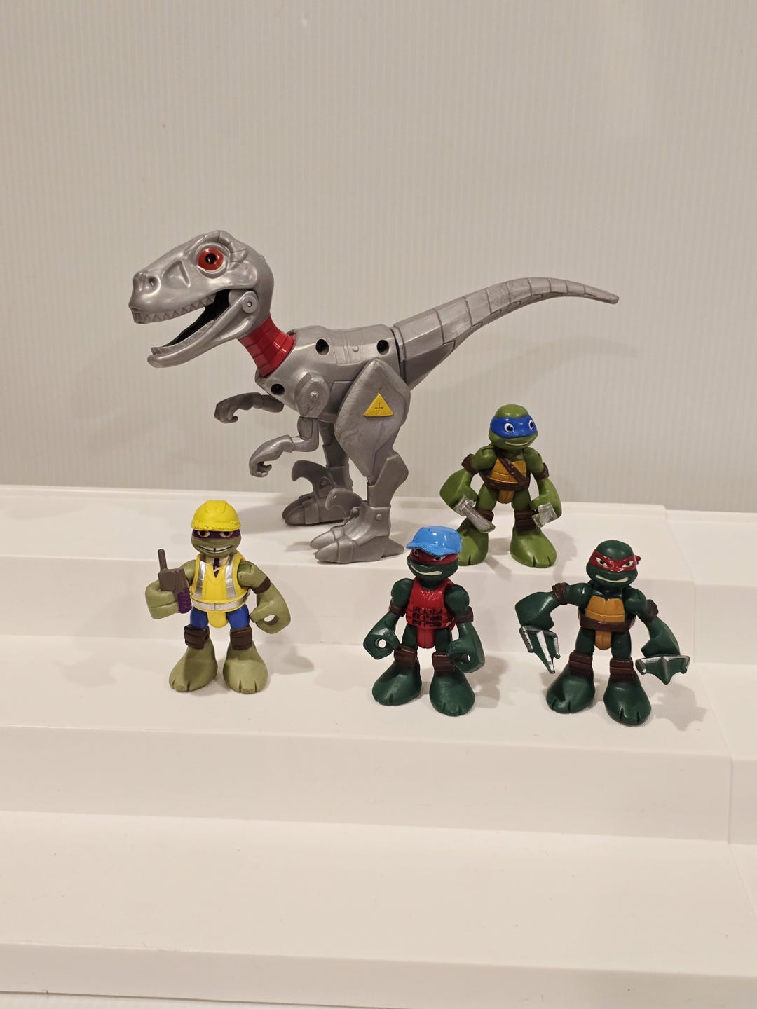 TMNT Half Shell Heroes Robo Raptor Teenage Mutant Ninja Turtles Figure ...