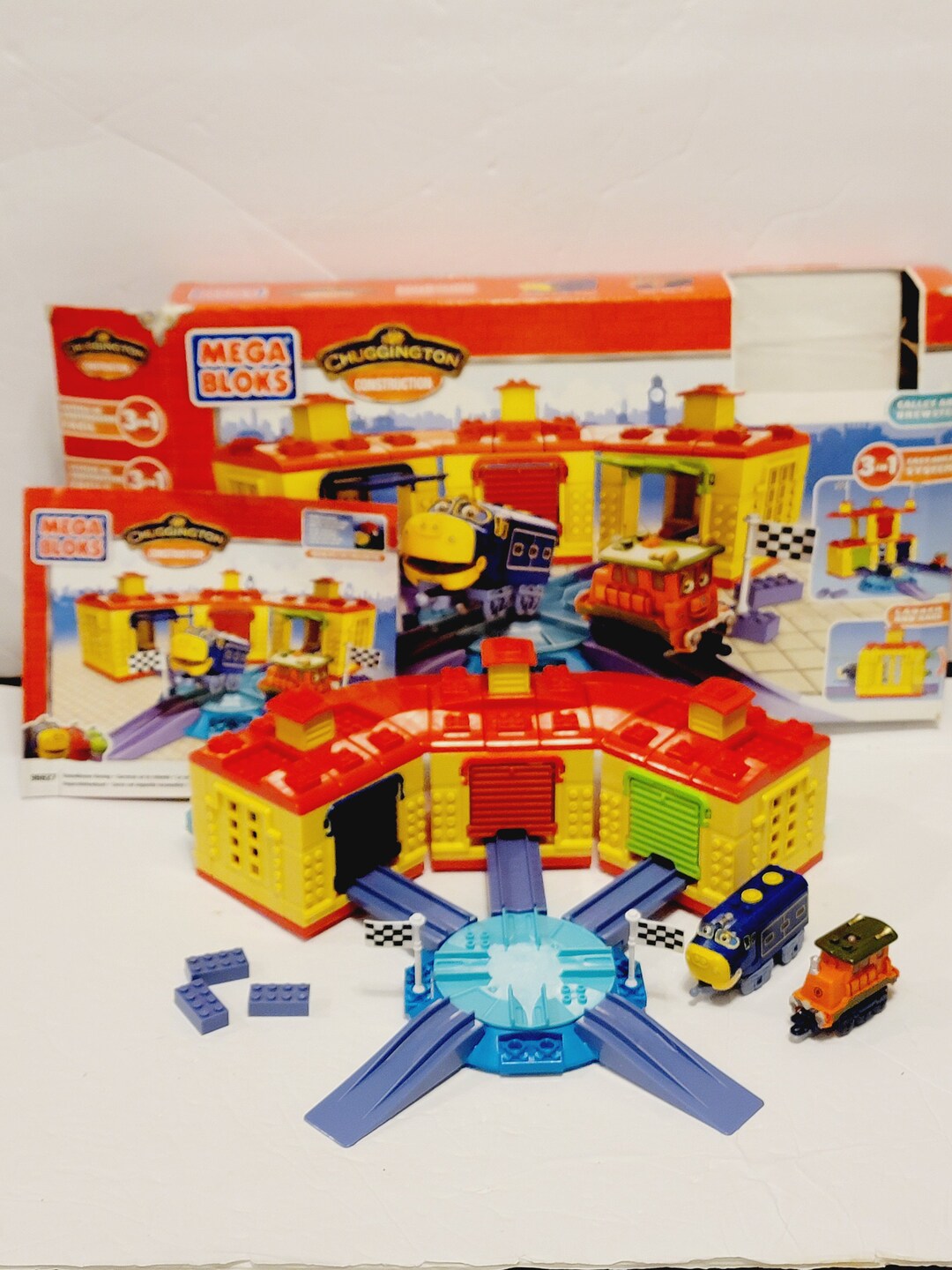 Mega Bloks Chuggington Roundhouse Racing Playset - Etsy